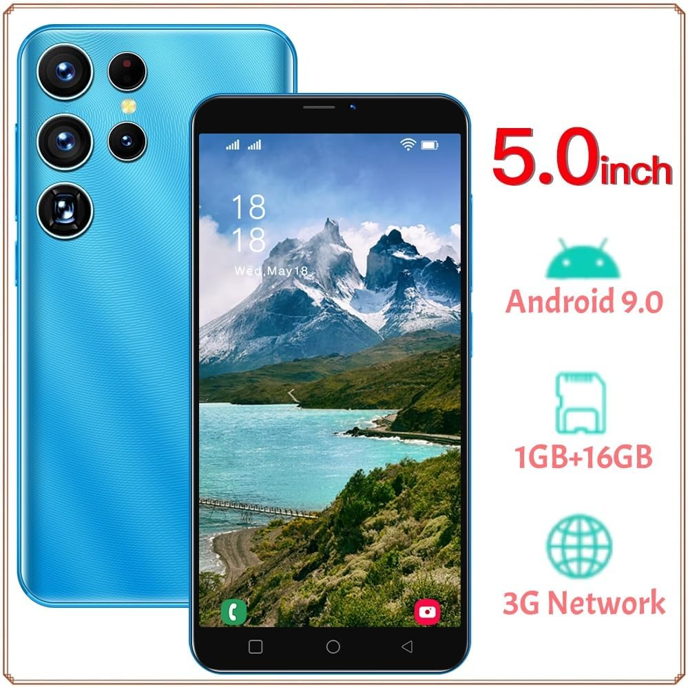 Mobile Phone, 5.0-inch Screen, Android 9.0 OS,16GB ROM (SD to 128GB ...